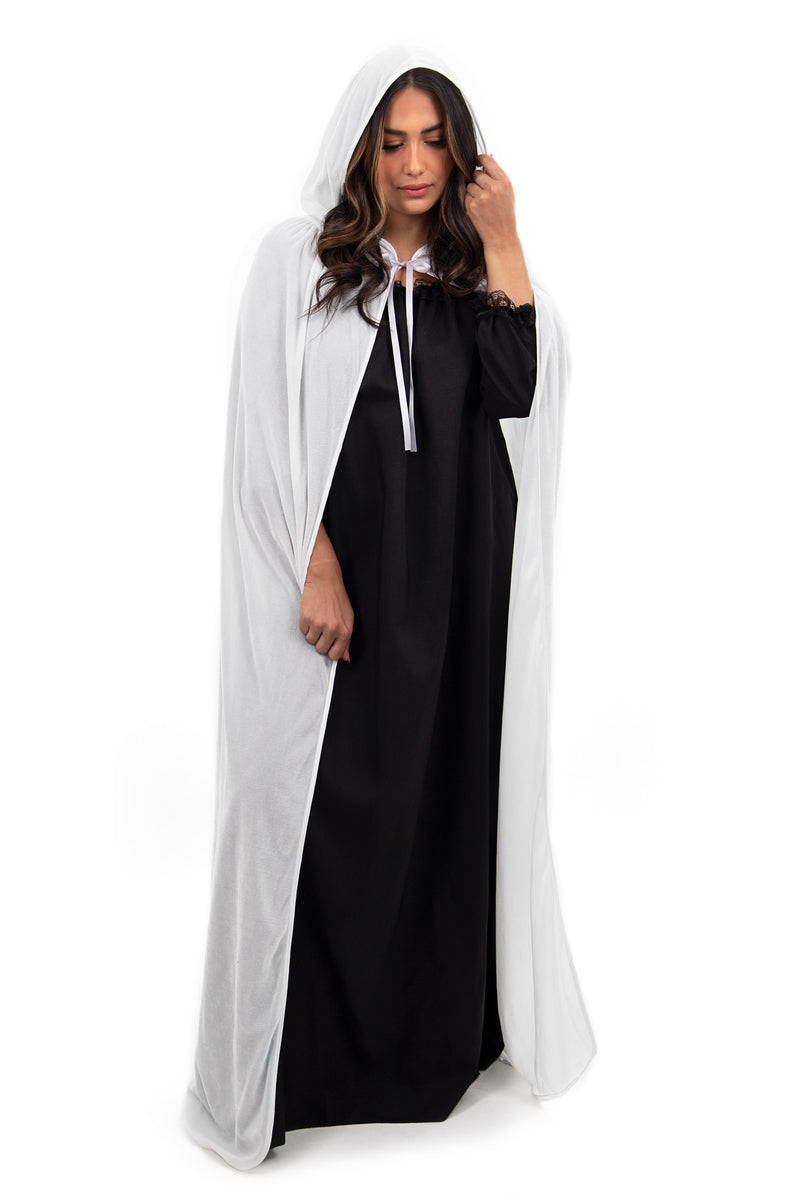 Adult White Velvet Cloak | Little Adventures