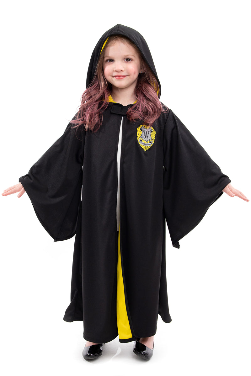 Yellow Hooded Wizard Robe – Little Adventures