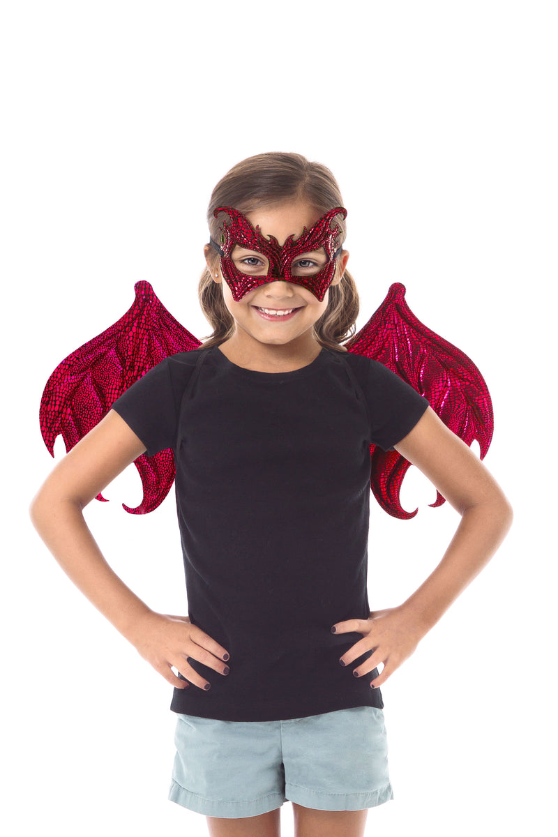 Red Dragon Wing & Mask Set – Little Adventures