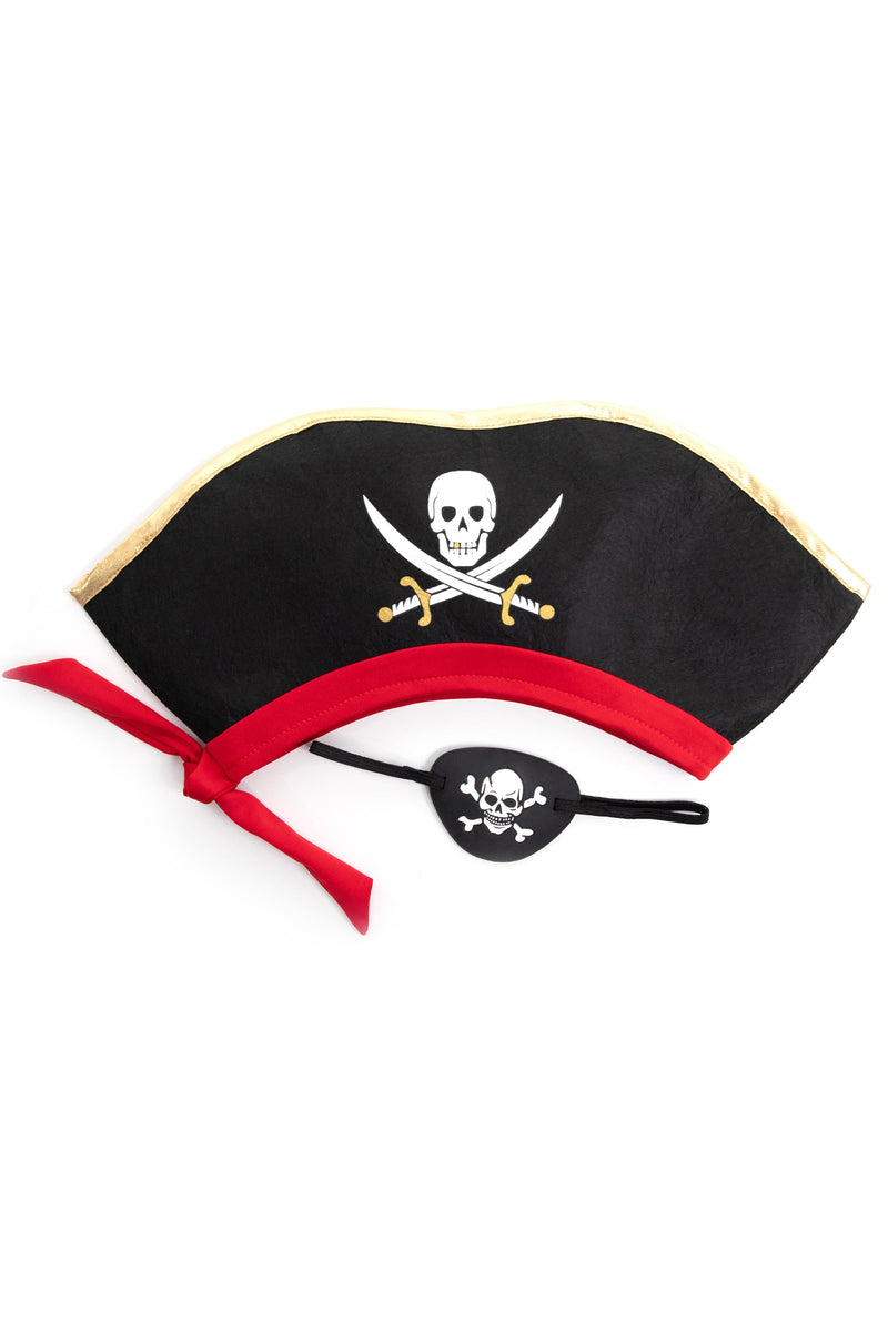 Deluxe Pirate Hat & Eye Patch – Little Adventures